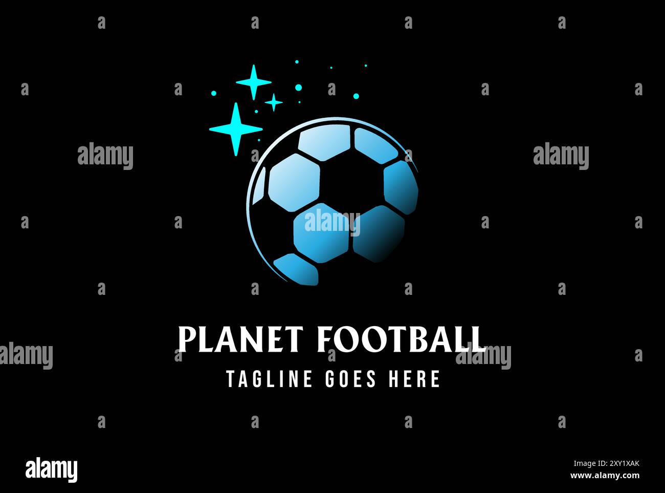 Modern Soccer Football Planet World Global for Sport Club Logo Design ...