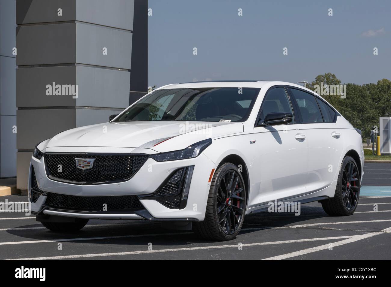 Kokomo - August 25, 2024: Cadillac CT5 V-Series display at a dealership ...