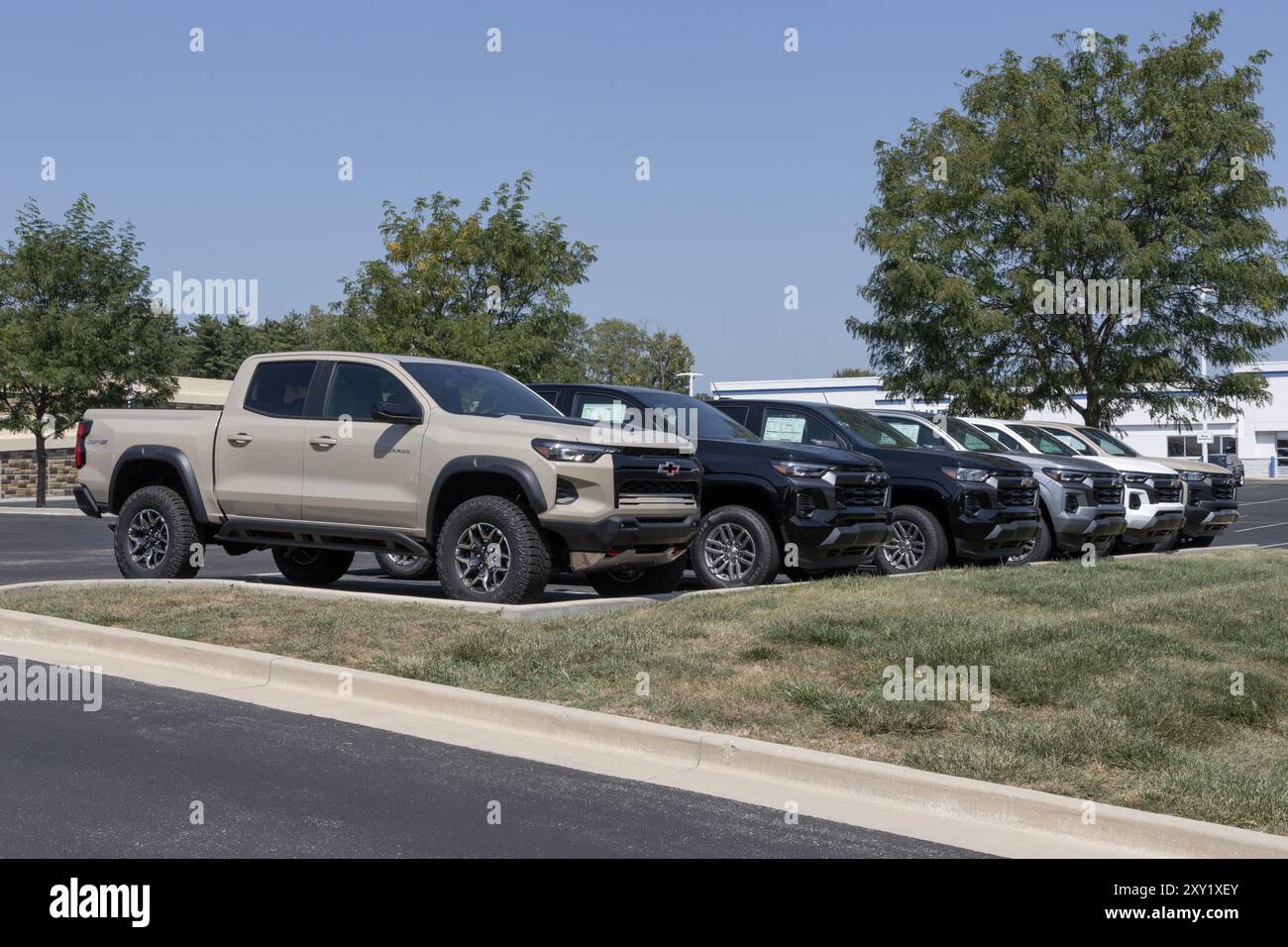 Indianapolis - August 25, 2024: Chevrolet Colorado Pickup display ...