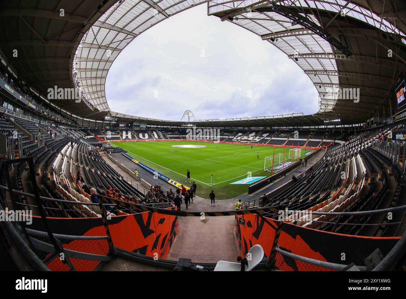 Hull, UK. 24th Aug, 2024. A general view of the MKM Stadium, home of ...
