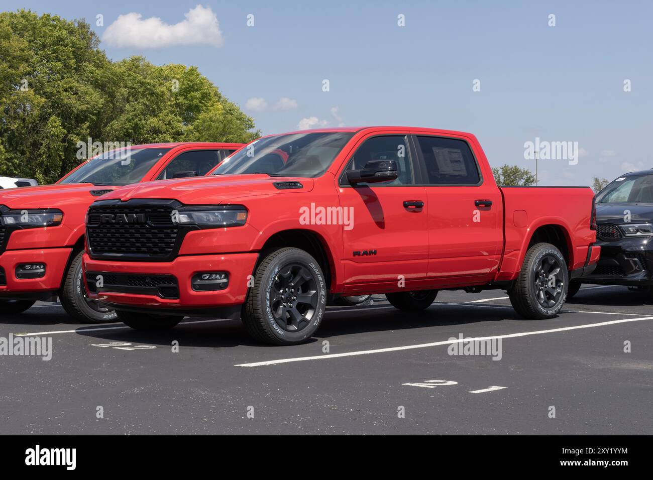 Kokomo - August 25, 2024: Ram 1500 Big Horn Crew Cab 4X4 display. Ram ...