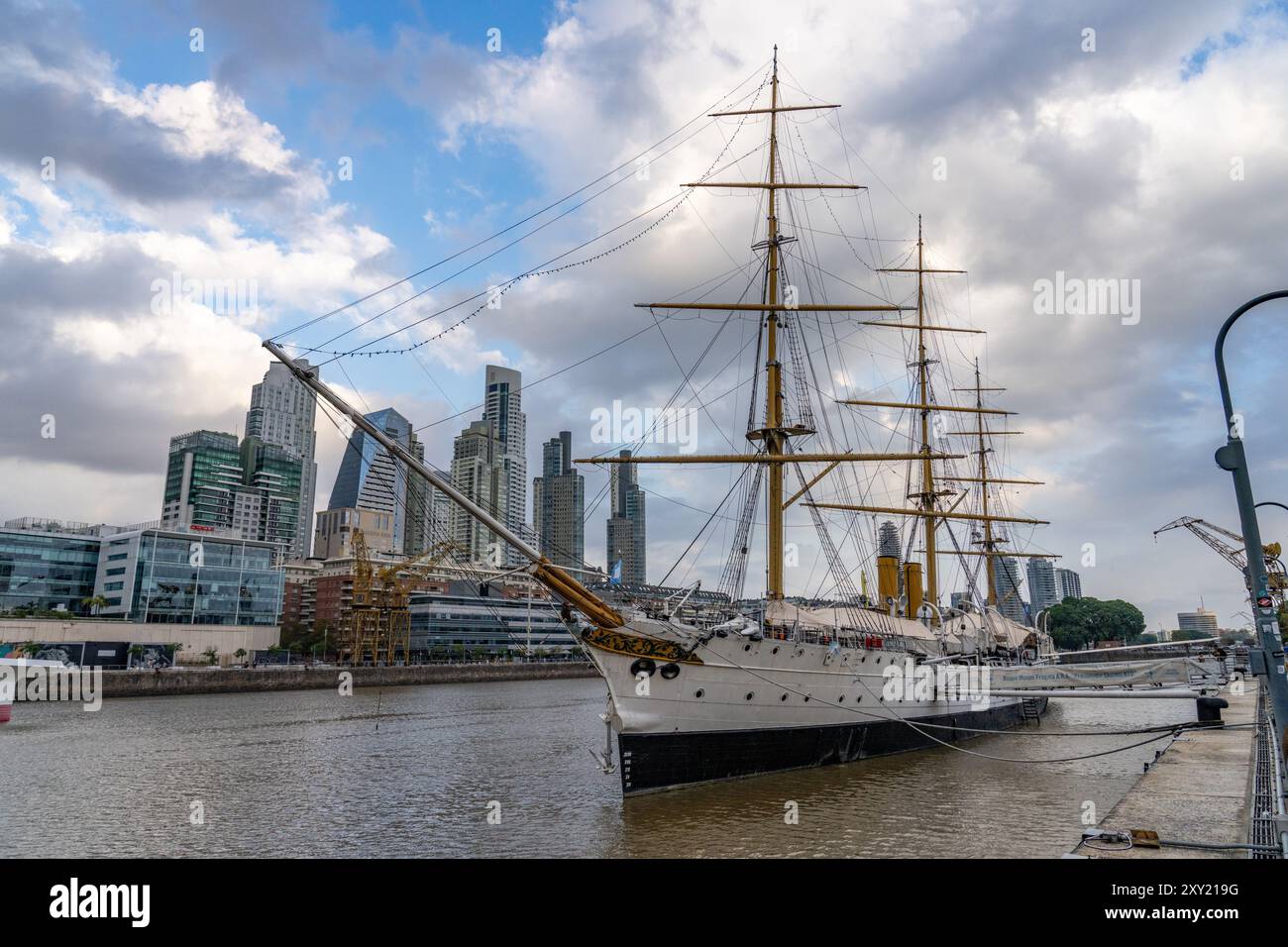 The ARA Presidente Sarmiento, a museum ship in Puerto Madero in Buenos ...