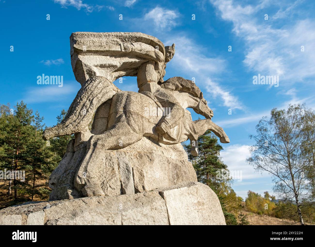 Statue of Georgi Benkovski, Koprivshtitsa, Bulgaria Stock Photo - Alamy