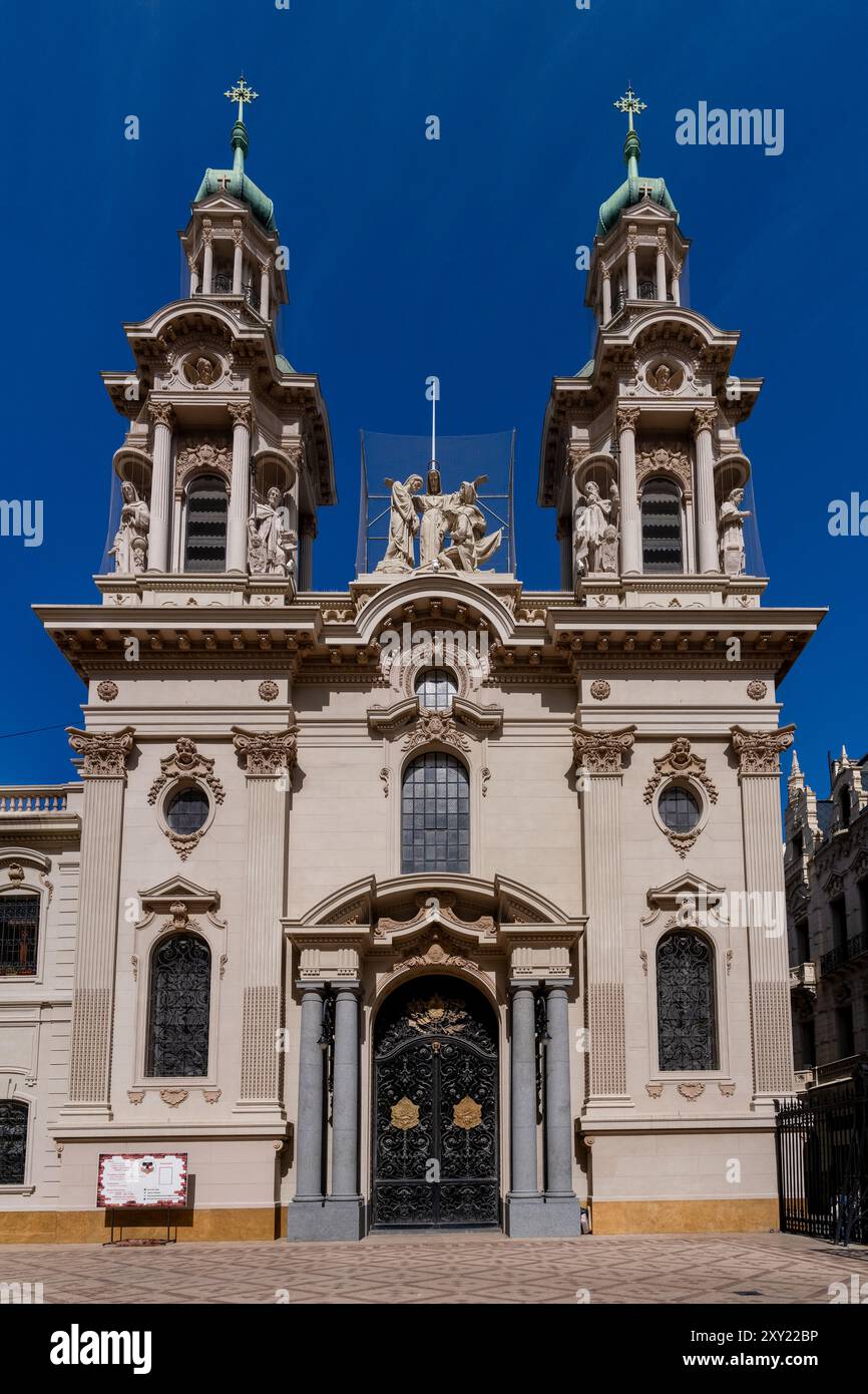 Basilica of San Francisco in the Microcentro of Buenos Aires, Argentina ...