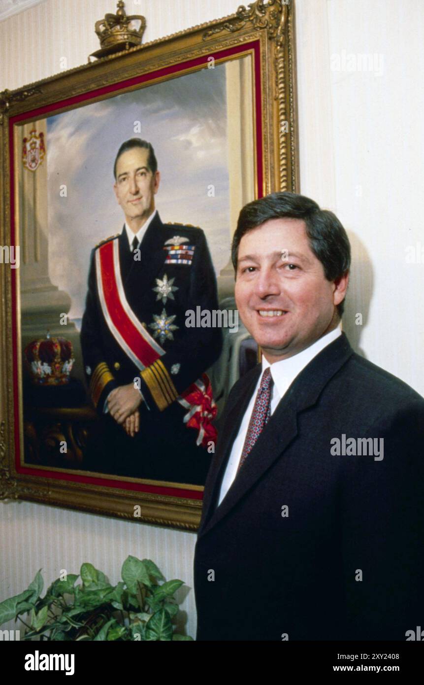 Aprile 1990 Archivio Storico Olycom/LaPresse Alessandro Karadjordjevic ...