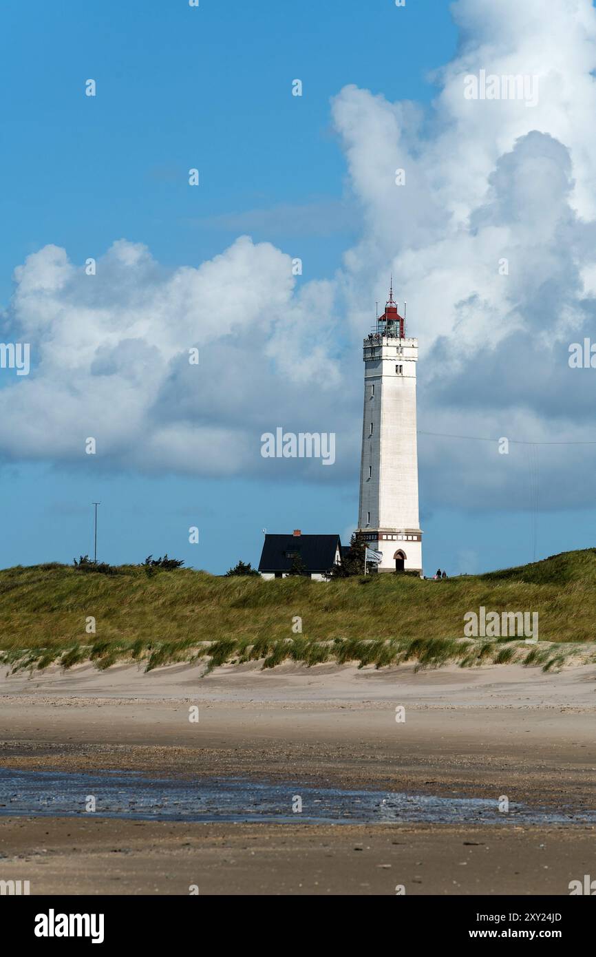 Blavand lighthouse, overviews,Jütland, Denmark Stock Photo - Alamy