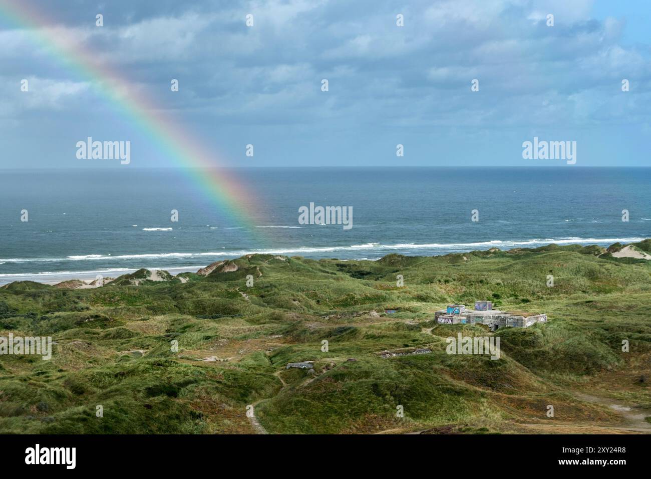 Blavand lighthouse, overviews,Jütland, Denmark Stock Photo - Alamy