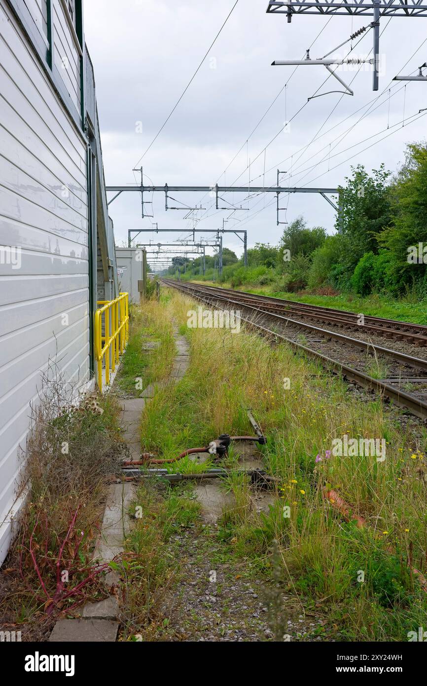 Trackside weeds hi-res stock photography and images - Alamy