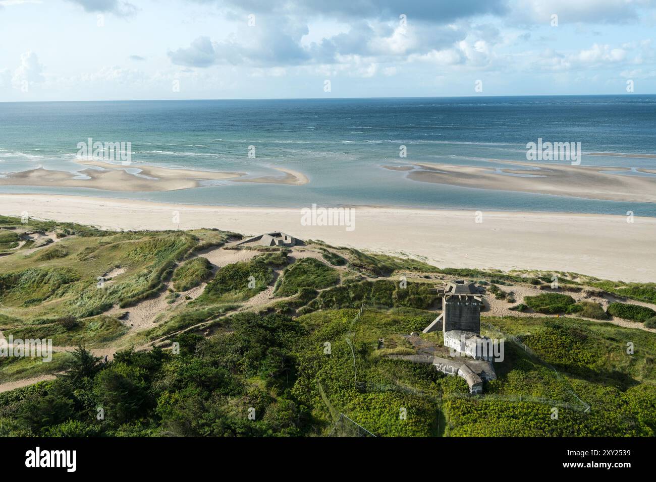 Blavand lighthouse, overviews,Jütland, Denmark Stock Photo - Alamy