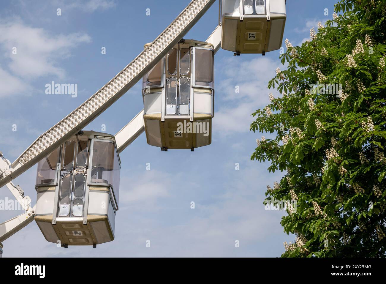Big Ferris Wheel in Budapest Stock Photo - Alamy