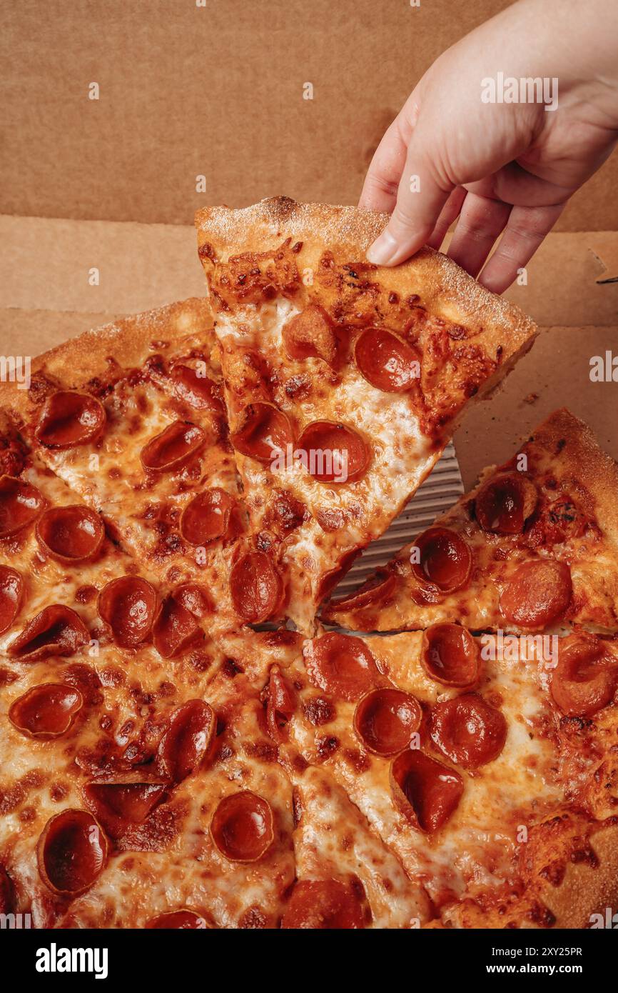 Extra pepperoni hi-res stock photography and images - Alamy