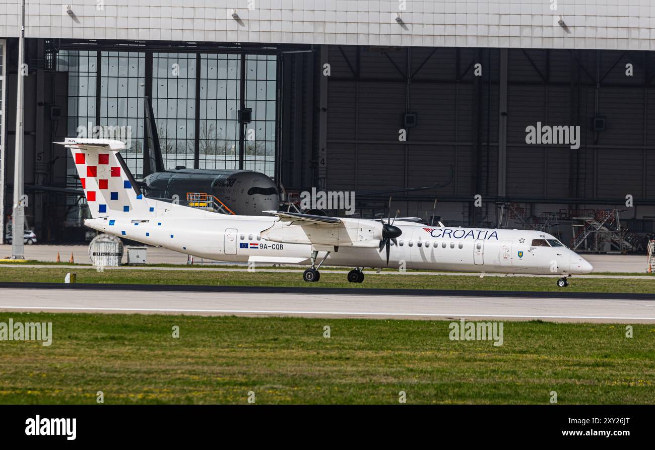Munich, Germany, 8th Apr 2024: A De Havilland Canada Dash 8-400 from ...