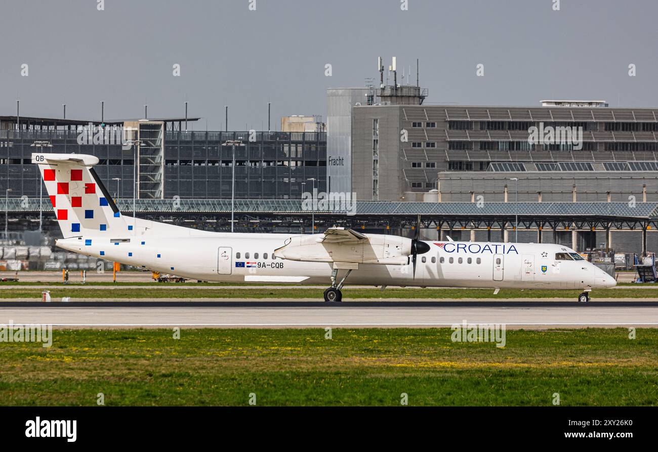 Munich, Germany, 8th Apr 2024: A De Havilland Canada Dash 8-400 from ...