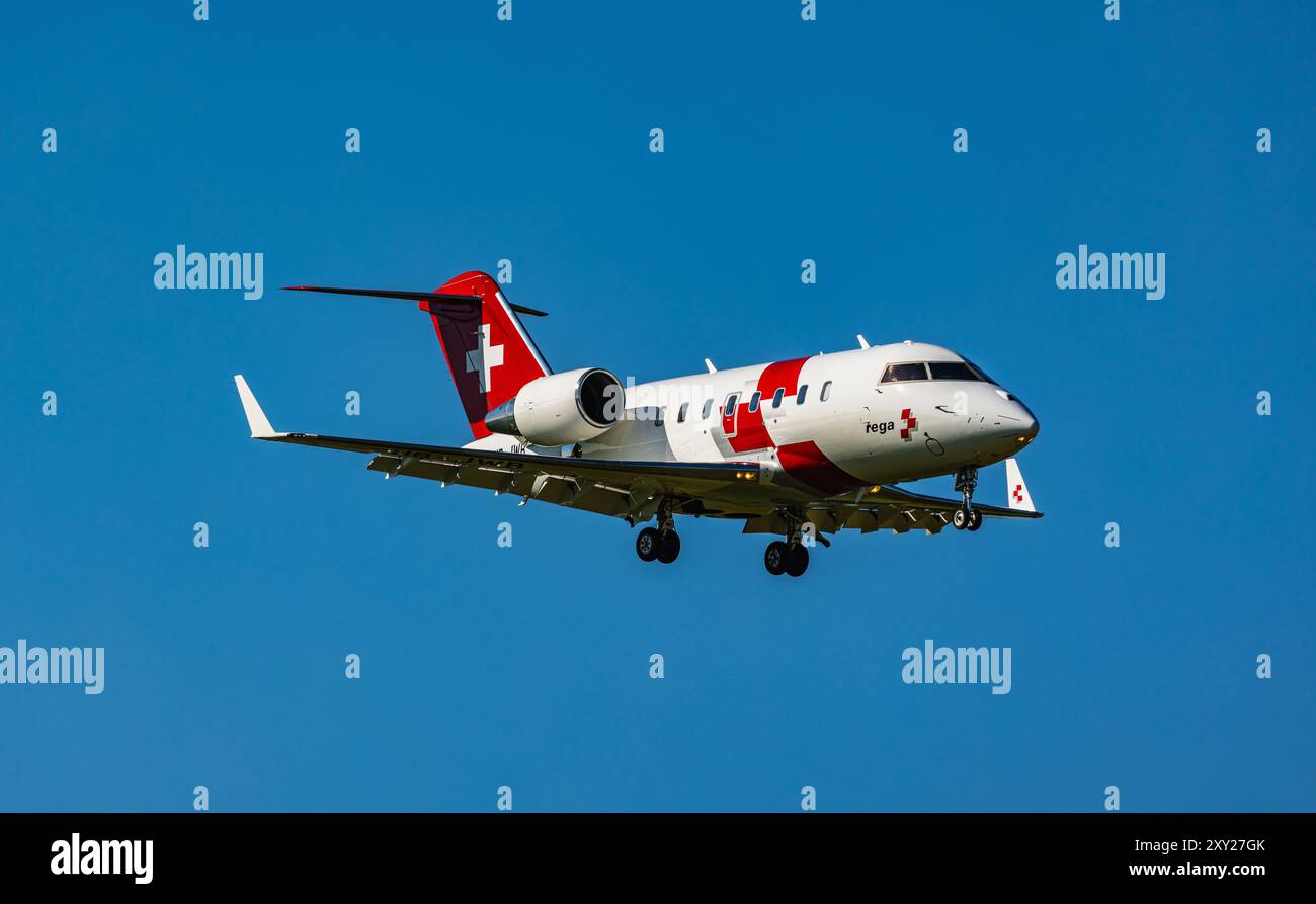 Zurich, Switzerland, 10th May 2024: A Bombardier Challenger 650 from ...