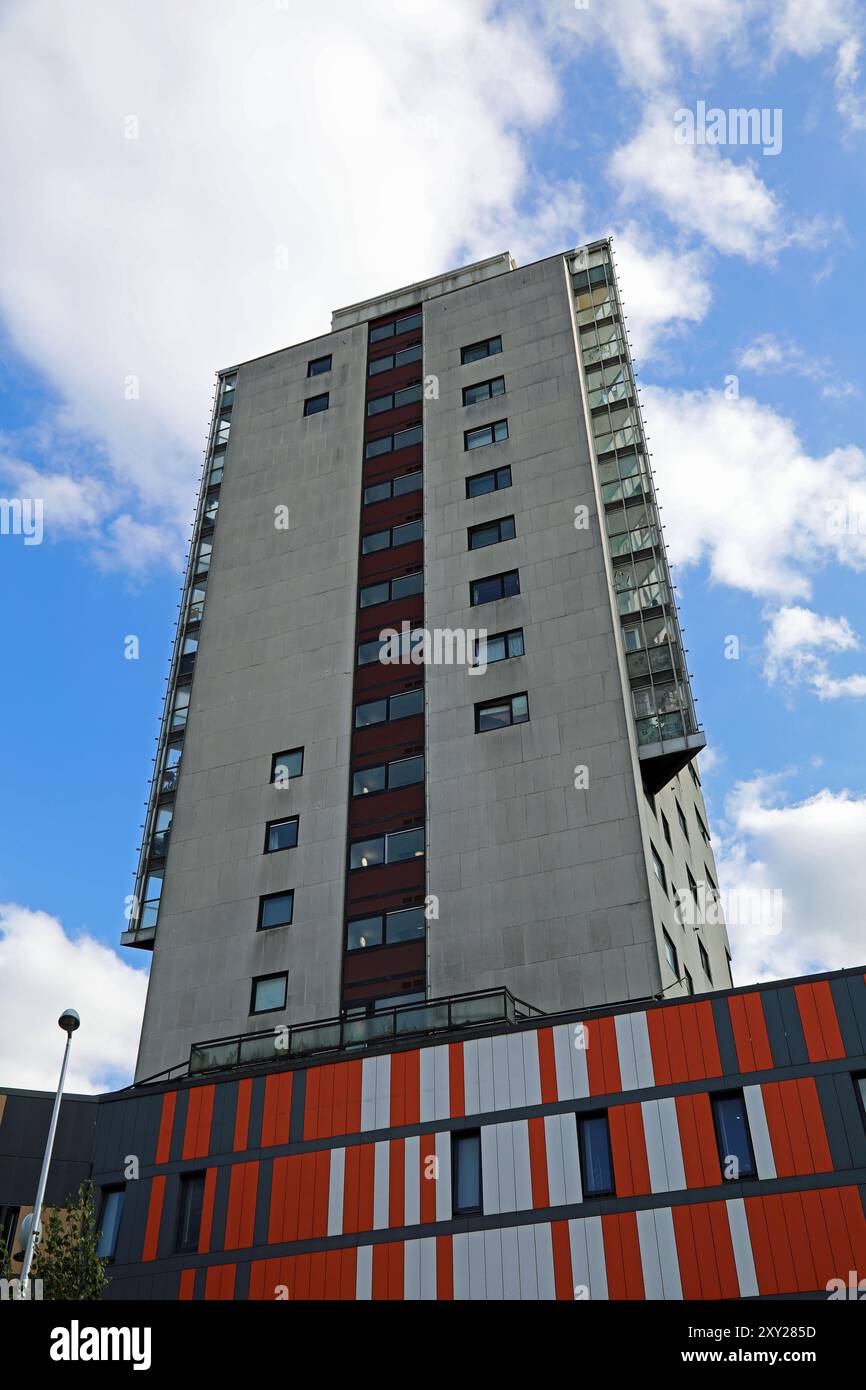 Hillman House 60s tower block in Coventry Stock Photo - Alamy
