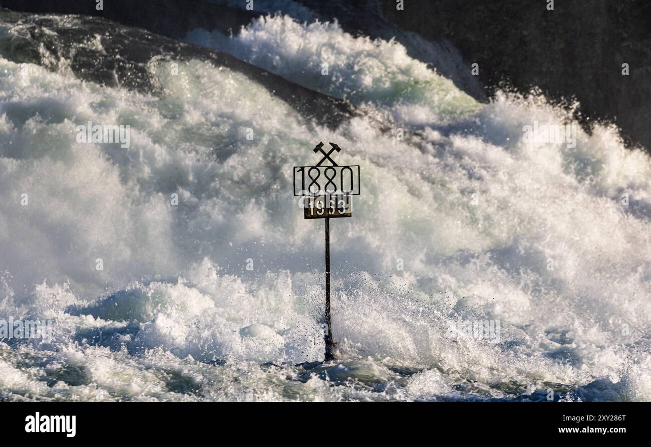 Neuhausen am Rheinfall, Switzerland, 8th Jul 2024: In 1880 the Rhine ...