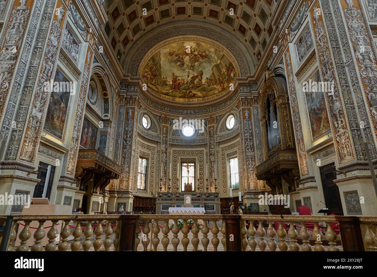 Mantua, Italy - June 19, 2024 - interior of Basilica and Cathedral of ...