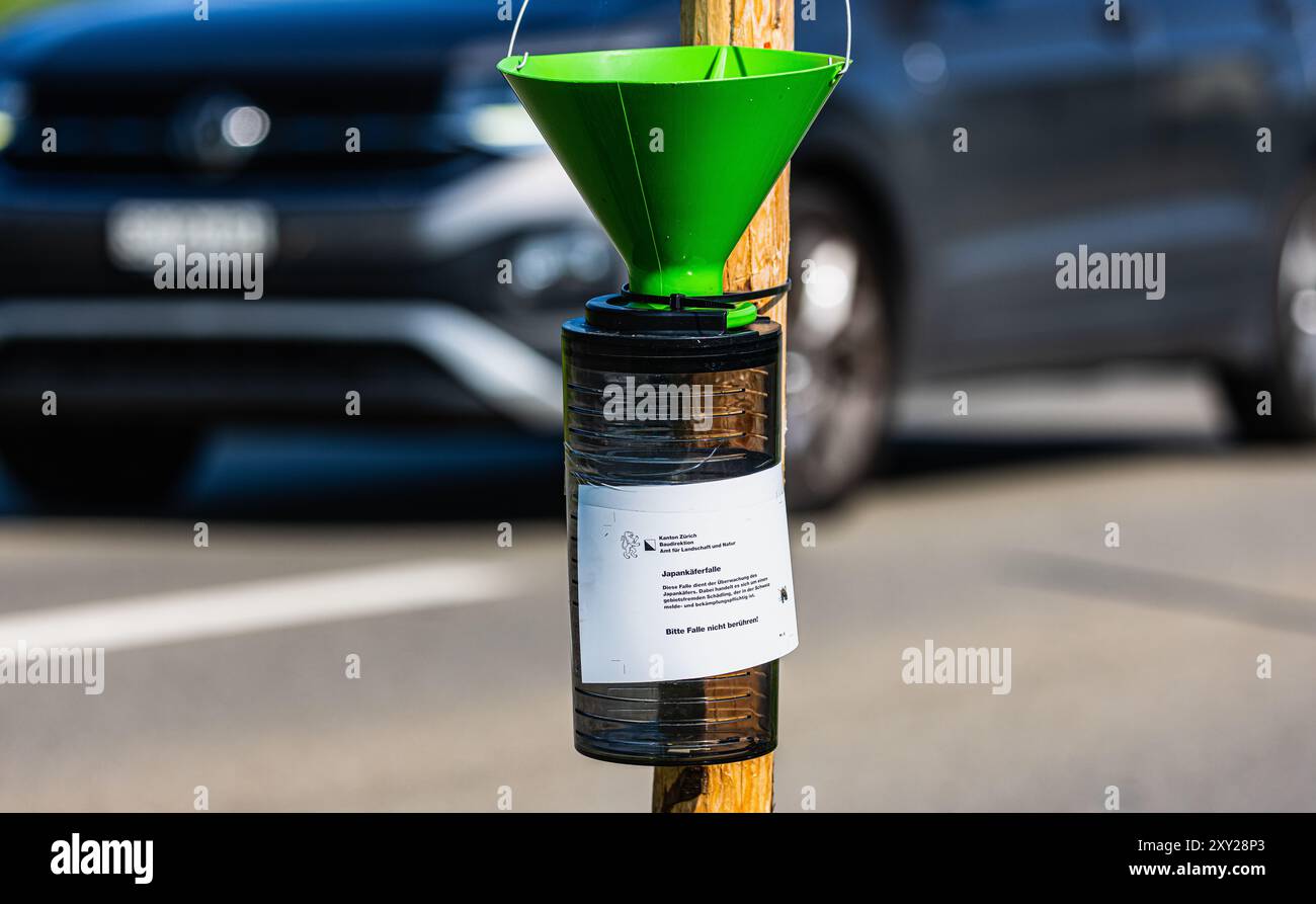 Flaach, Switzerland, 3th Aug 2024: Outside the monitoring radius of 7 ...