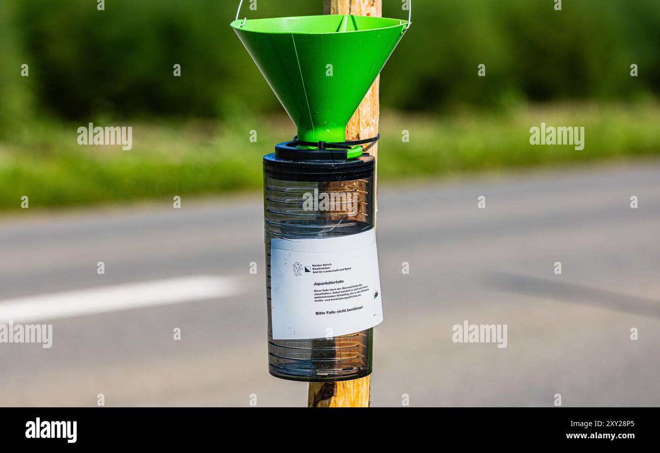 Flaach, Switzerland, 3th Aug 2024: Outside the monitoring radius of 7 ...