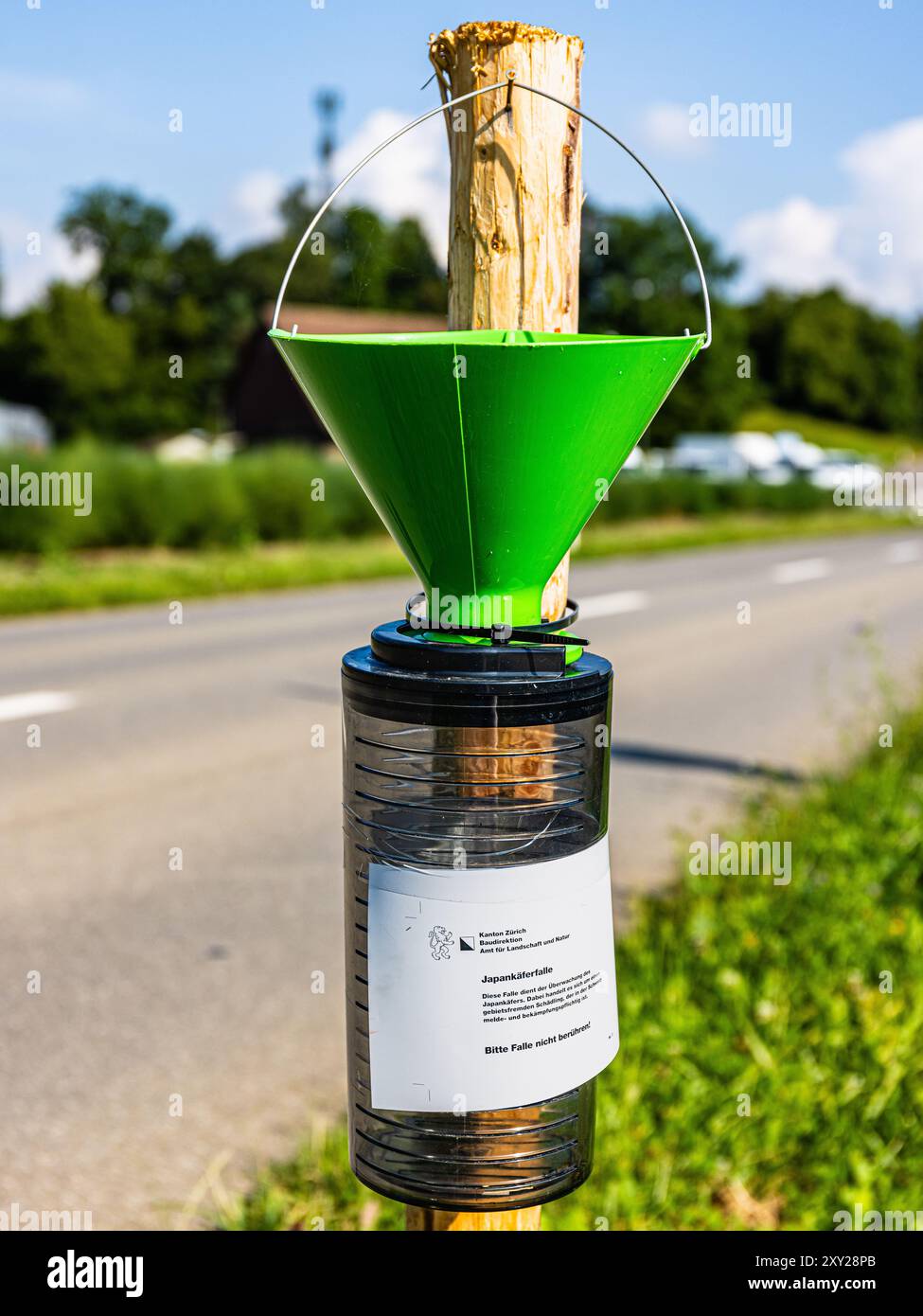 Flaach, Switzerland, 3th Aug 2024: Outside the monitoring radius of 7 ...