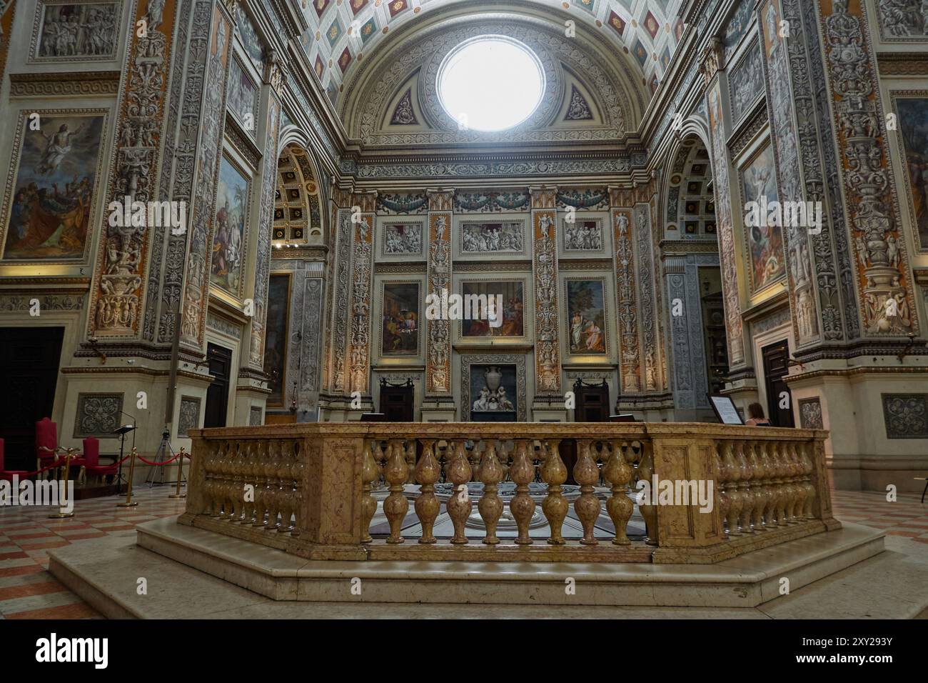 Mantua, Italy - June 19, 2024 - interior of Basilica and Cathedral of ...
