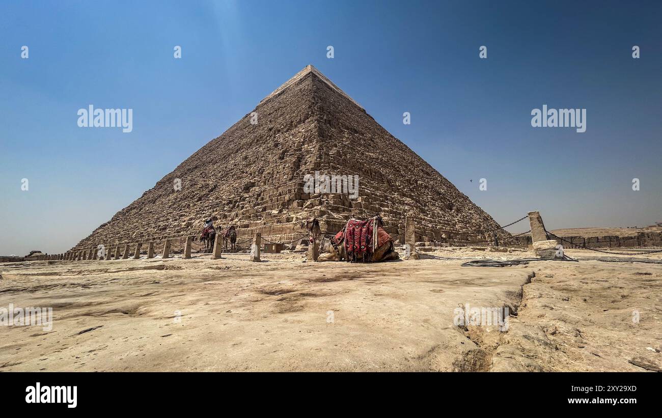 August 21st, Gyza, Egypt - Ancient Pyramids of Giza, iconic Egyptian ...
