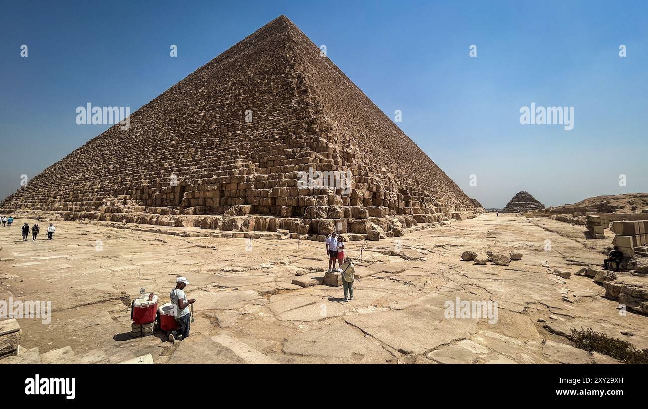 August 21st, Gyza, Egypt - Ancient Pyramids of Giza, iconic Egyptian ...