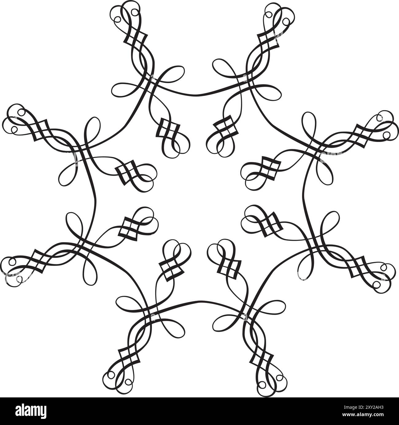 Abstract arabic Vintage Decorative Calligraphy Ornamental Silhouette ...