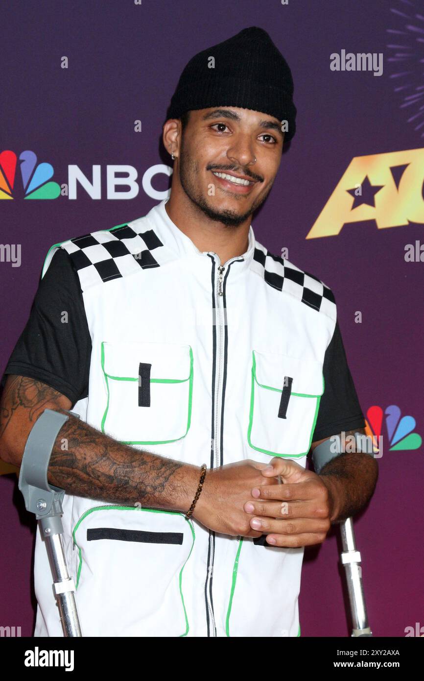Ca. 20th Aug, 2024. Bboy Samuka at arrivals for AMERICA'S GOT TALENT ...