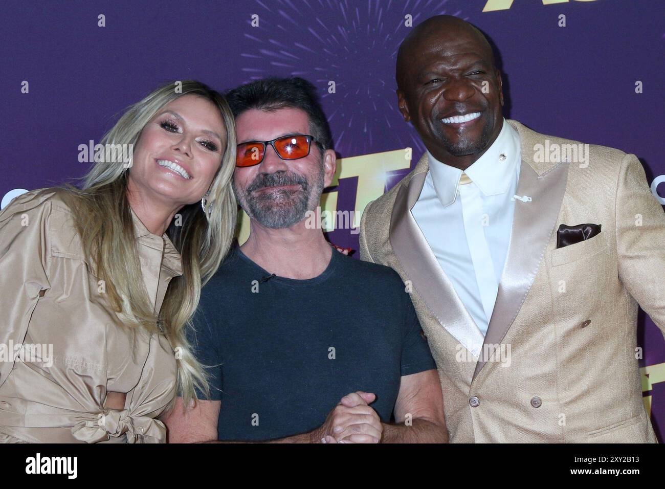 Ca. 20th Aug, 2024. Heidi Klum, Simon Cowell, Terry Crews at arrivals ...