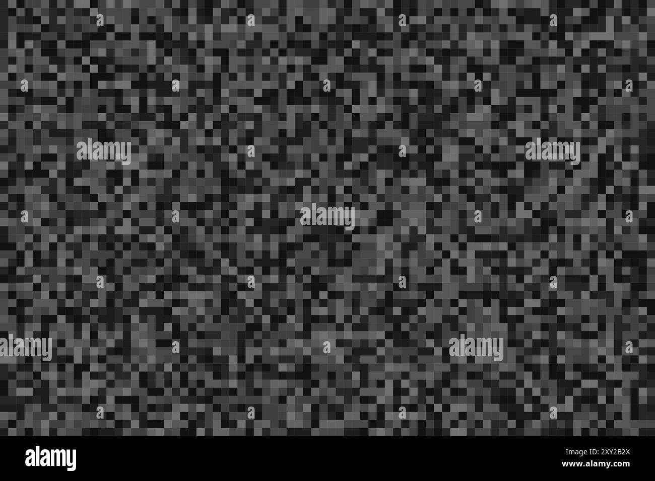 Retro-inspired vector bold, black and white pixelated backdrop. An old ...