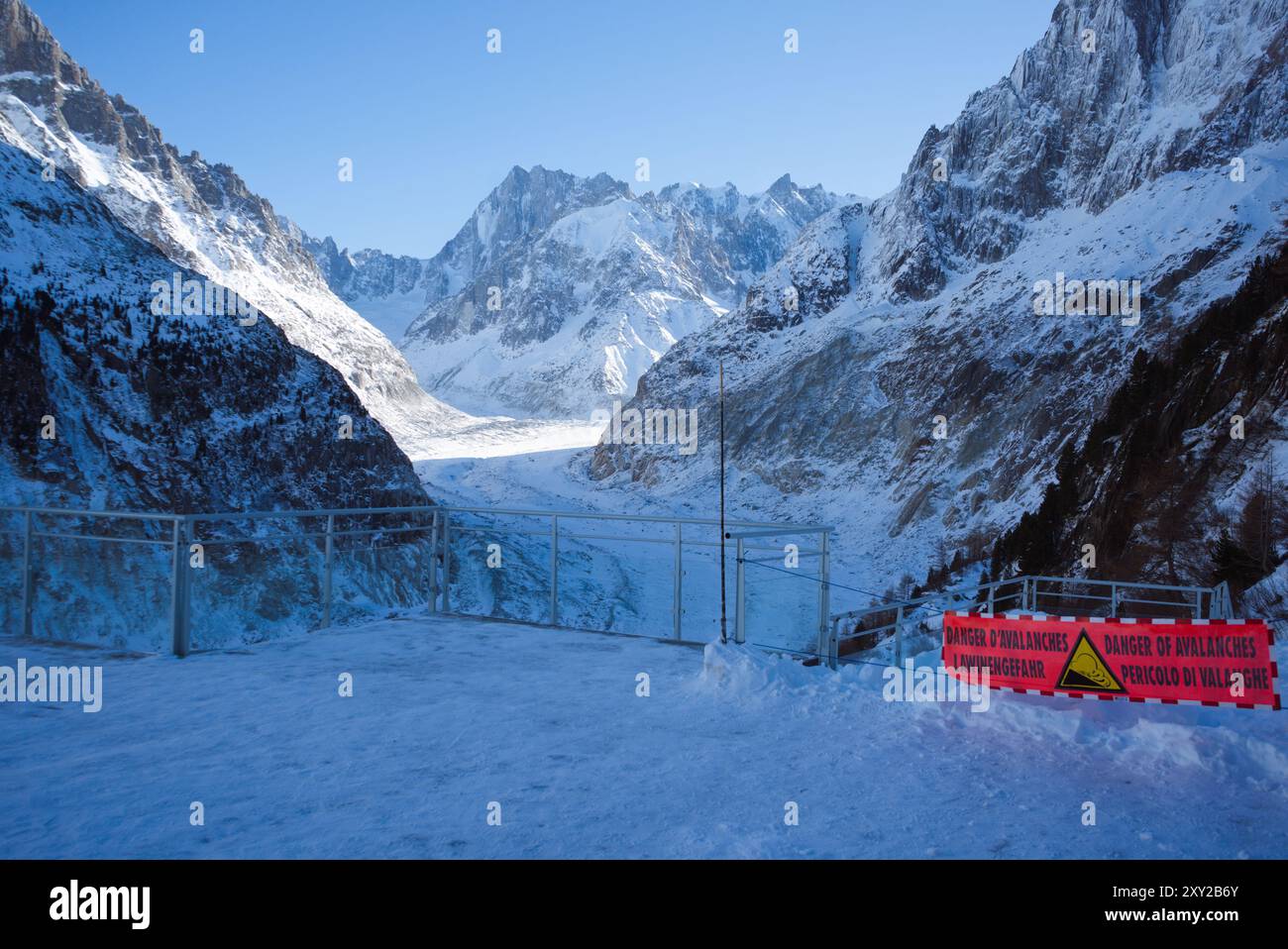 Majestic Mer de Glace: Alpine Splendor in Chamonix 3 Stock Photo - Alamy