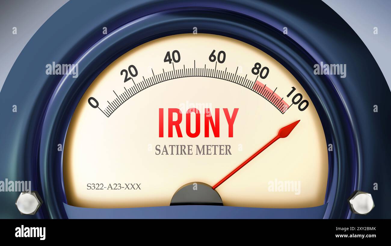 Satire meter hi-res stock photography and images - Alamy