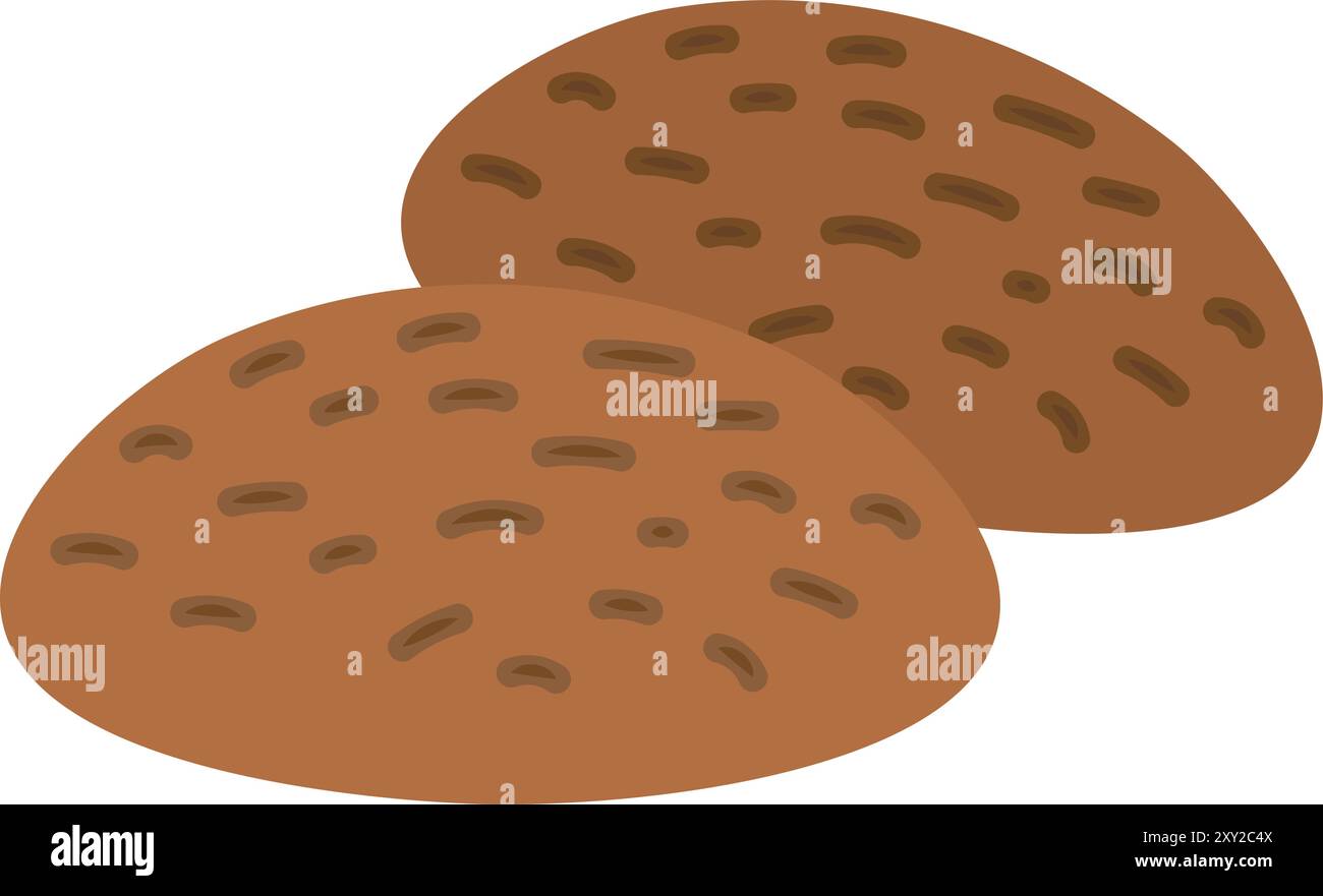 Bread dough on baking Stock Vector Images - Alamy