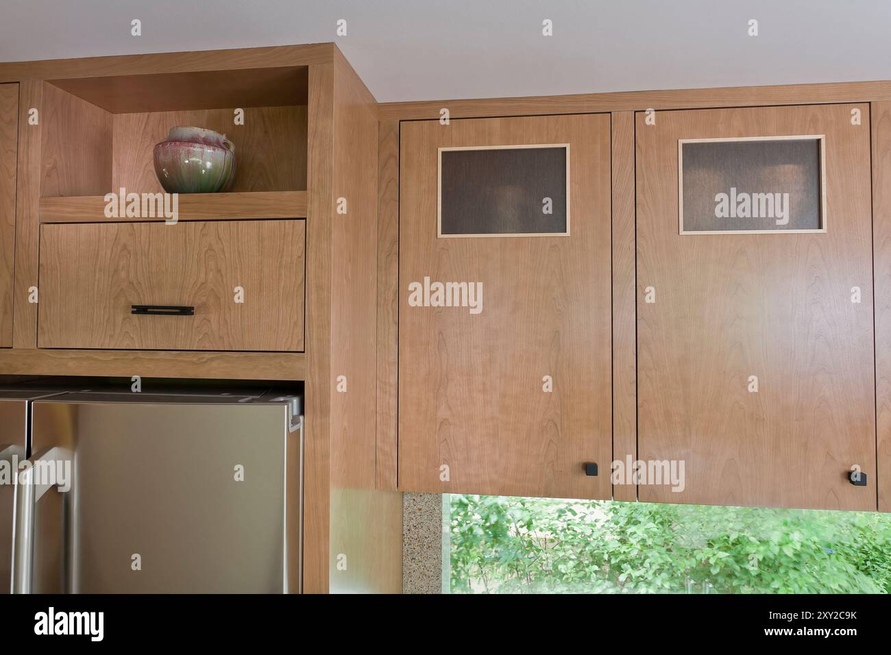 Locally made custom cherry cabinetry with water borne finish hi-res stock photography and images ...