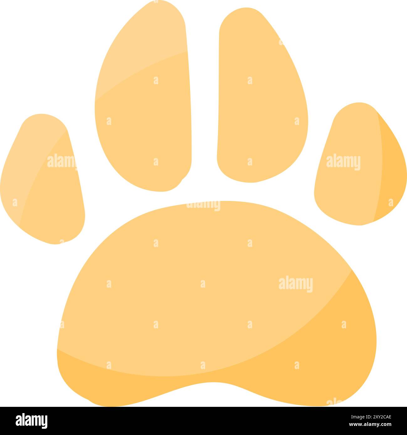 Large dog paw print. Keeping pets at home. Element for design of pet ...