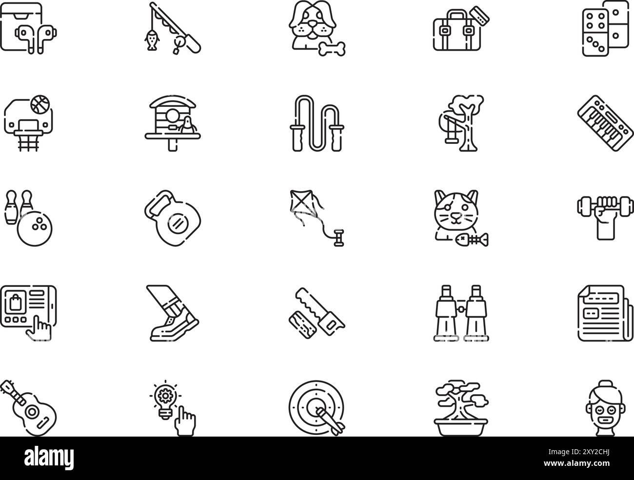 Free time icons collection is a vector illustration with editable stroke Stock Vector Image ...