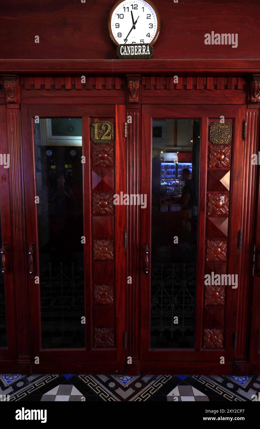Detail of the old Central Post Office -Buu Dien in Ho Chi Minh, Vietnam ...