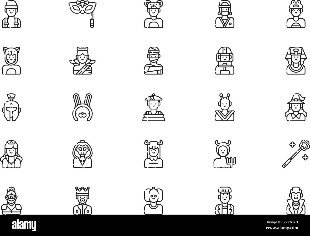 Costume party vector vectors hi-res stock photography and images - Alamy