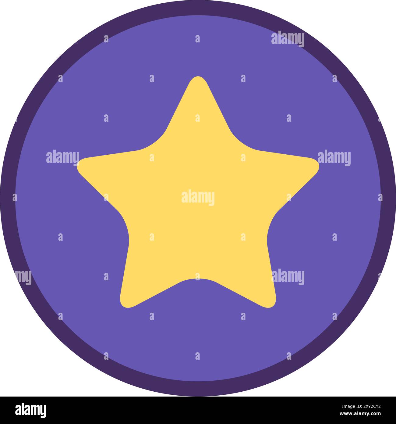 Star rating sticker. Symbol of quality assessment and recognition ...