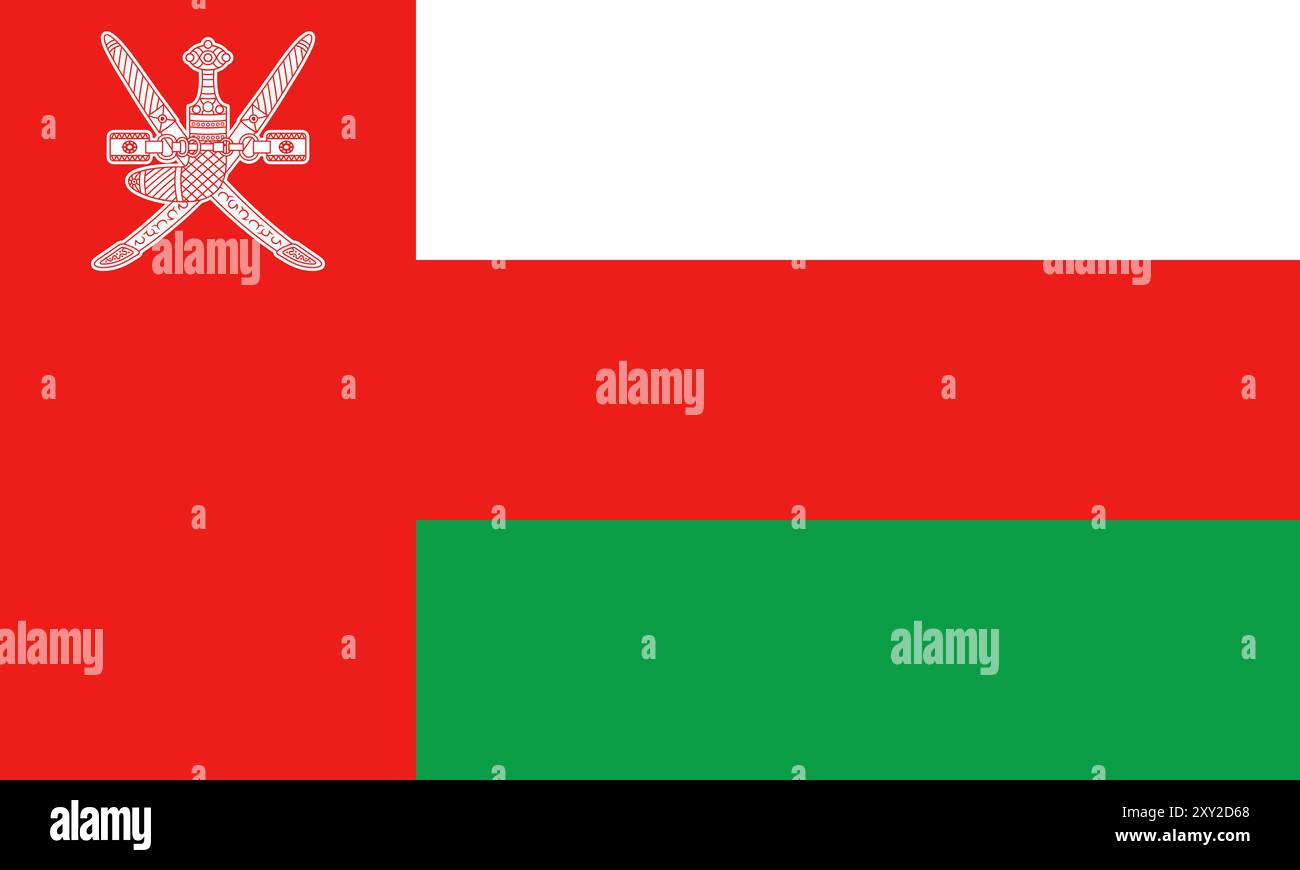 Flag of Oman Stock Vector Image & Art - Alamy