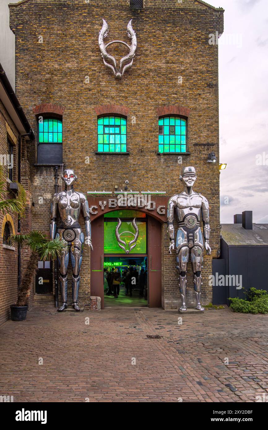 Facade of the legendary cyber and dance clothing store Cyberdog with ...