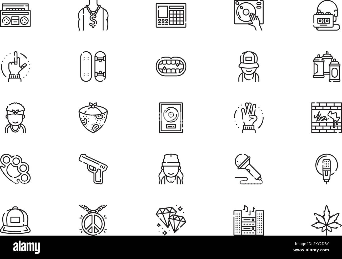 Hip hop vector vectors Stock Vector Images - Alamy