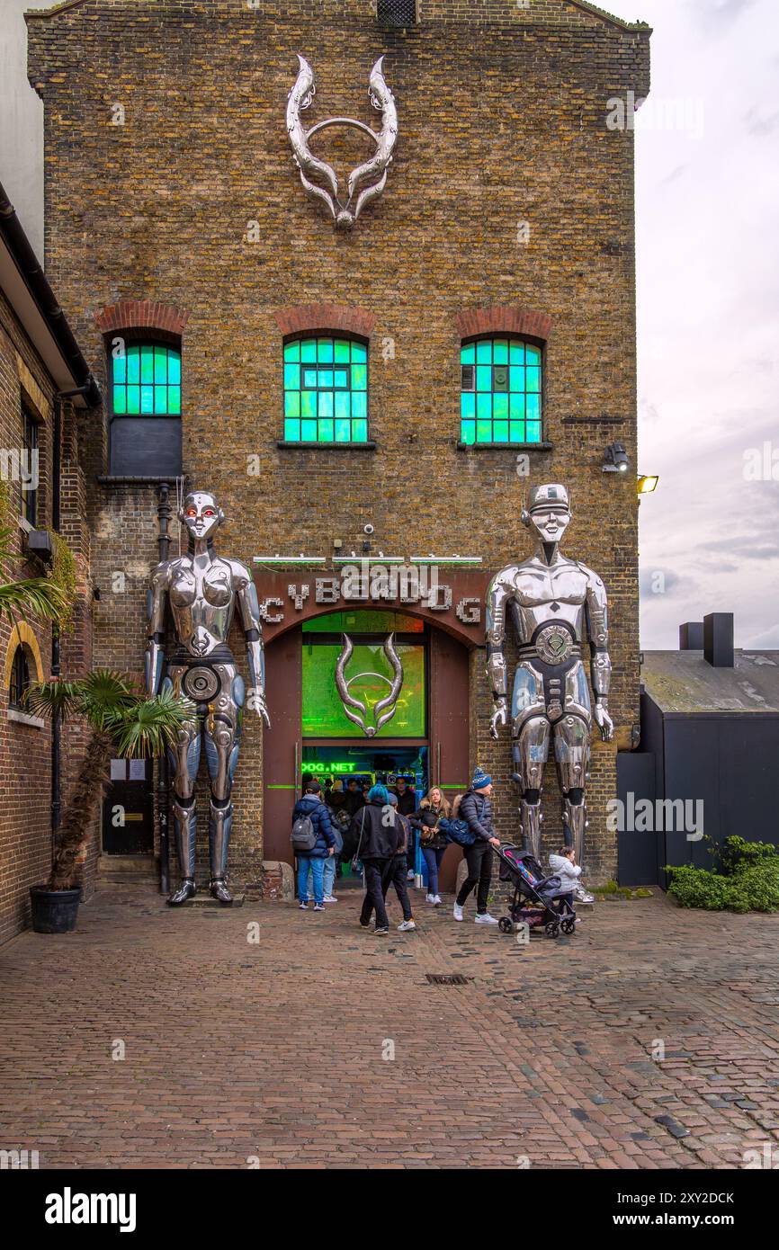 Facade of the legendary cyber and dance clothing store Cyberdog with ...
