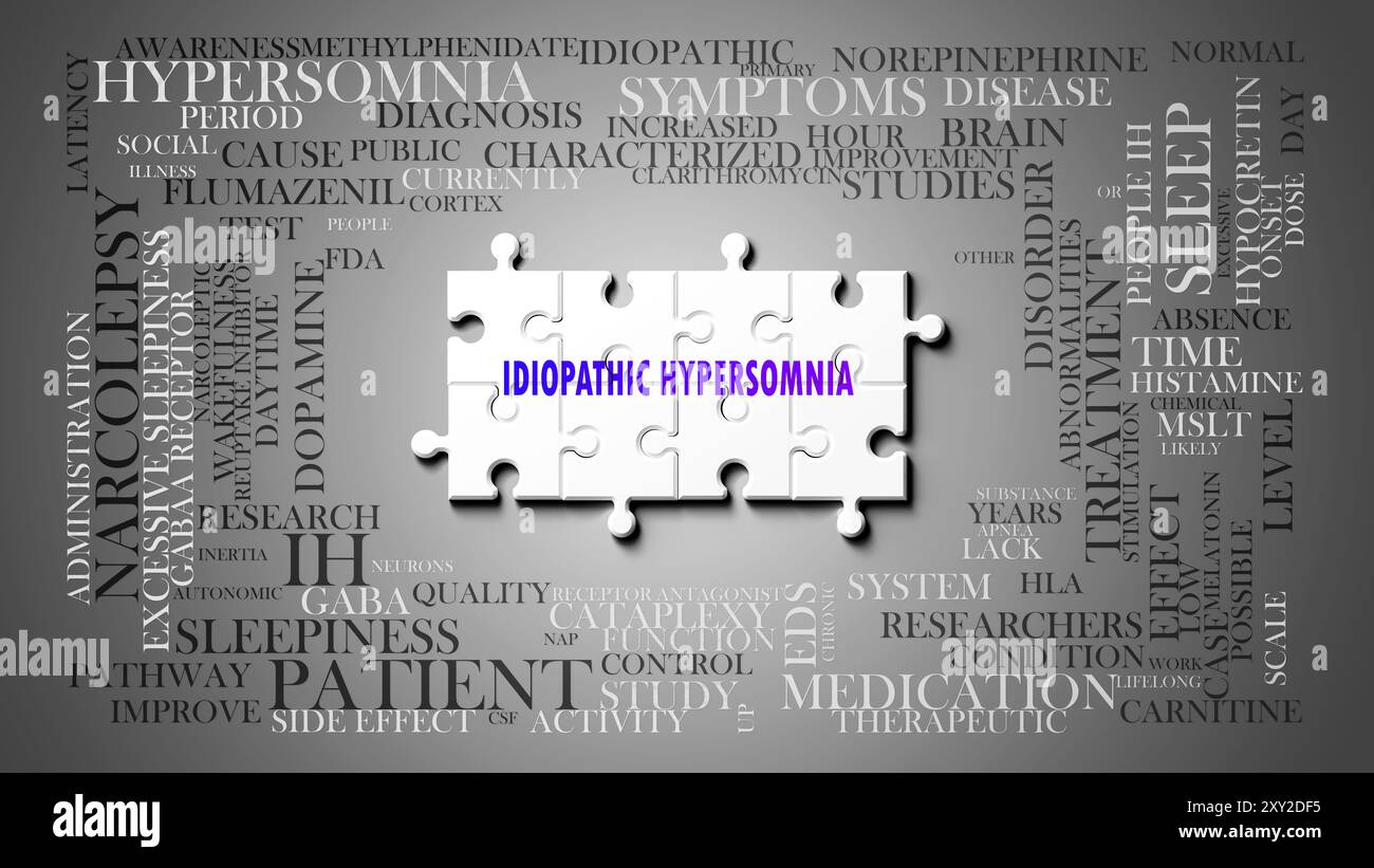 Idiopathic hypersomnia symbol hi-res stock photography and images - Alamy