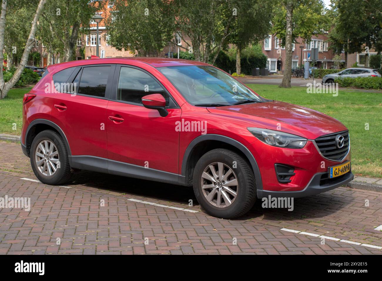 A Red Mazda CX-5 At Amsterdam The Netherlands 23-5-2024 Stock Photo - Alamy