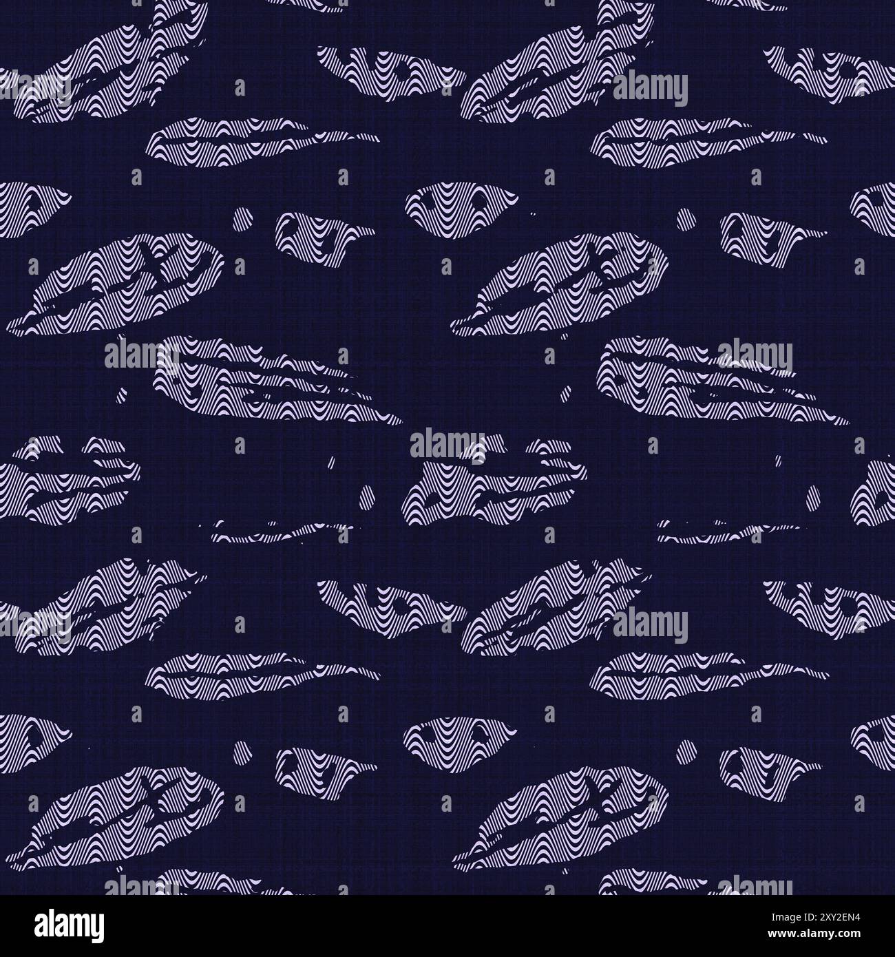 Dark purple camouflage flecked effect abstract seamless pattern ...