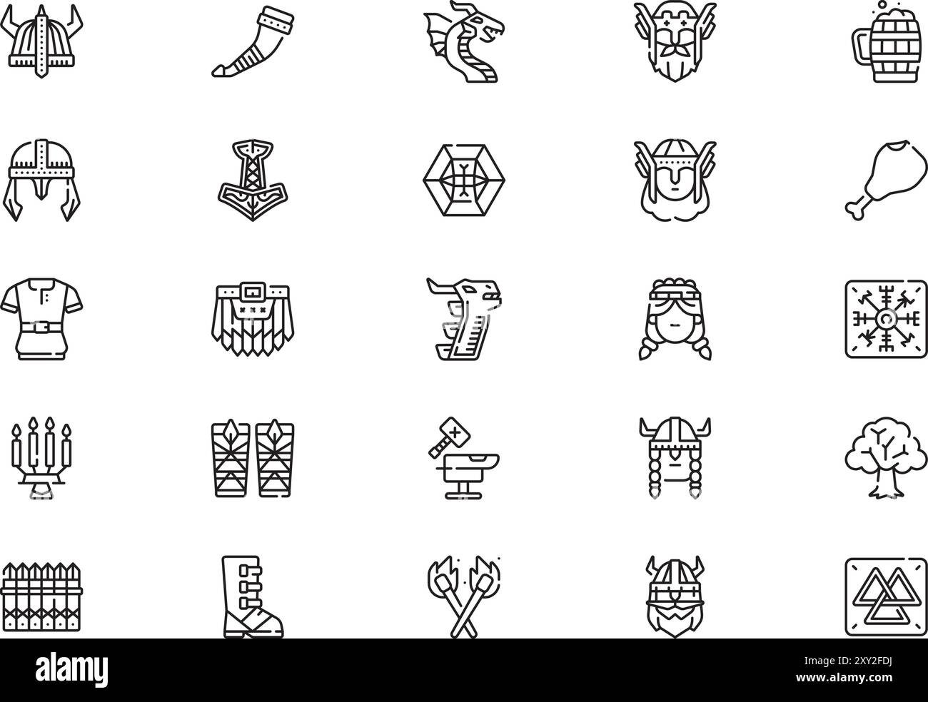 Burial viking Stock Vector Images - Alamy