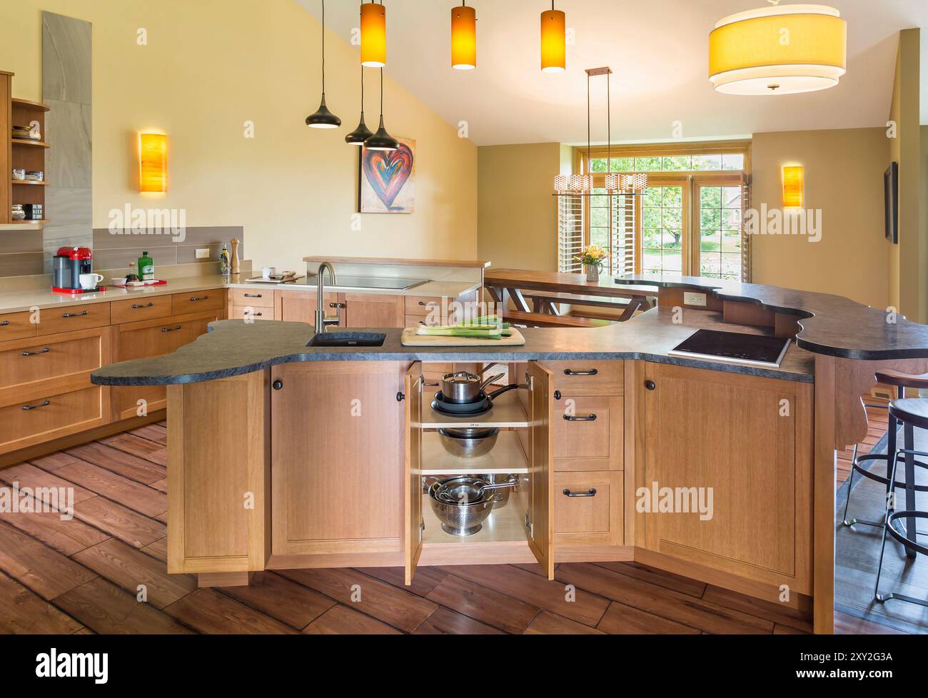 Kitchen cabinet layout hi-res stock photography and images - Alamy
