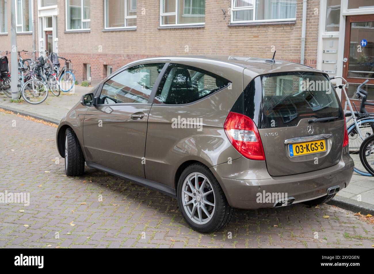 Mercedes-Benz A160 Car At Amsterdam The Netherlands 23-8-2024 Stock ...